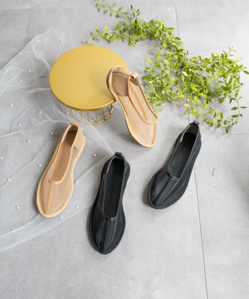 メッシュシアーフラットシューズ/レディース/fabby fabby(ファビーファビー)/139628 | FABBY FABBY. 公式ショップサイト